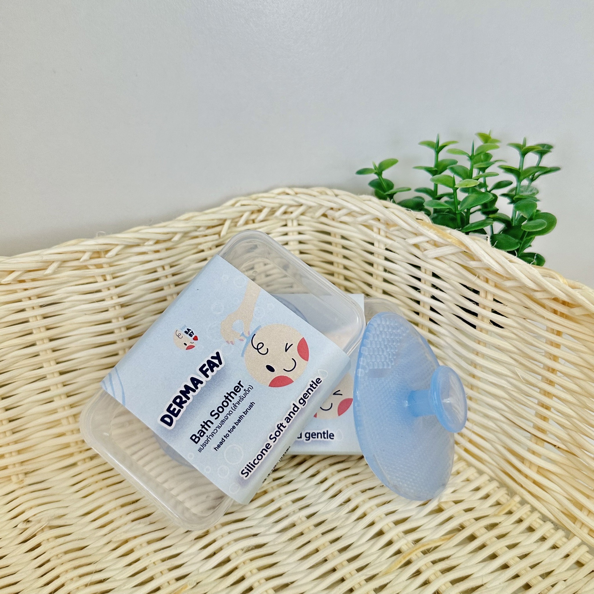 FAY BABY : Derma Fay Bath soother - แปรงทำความสะอาดศรีษะ สำหรับเด็ก ...