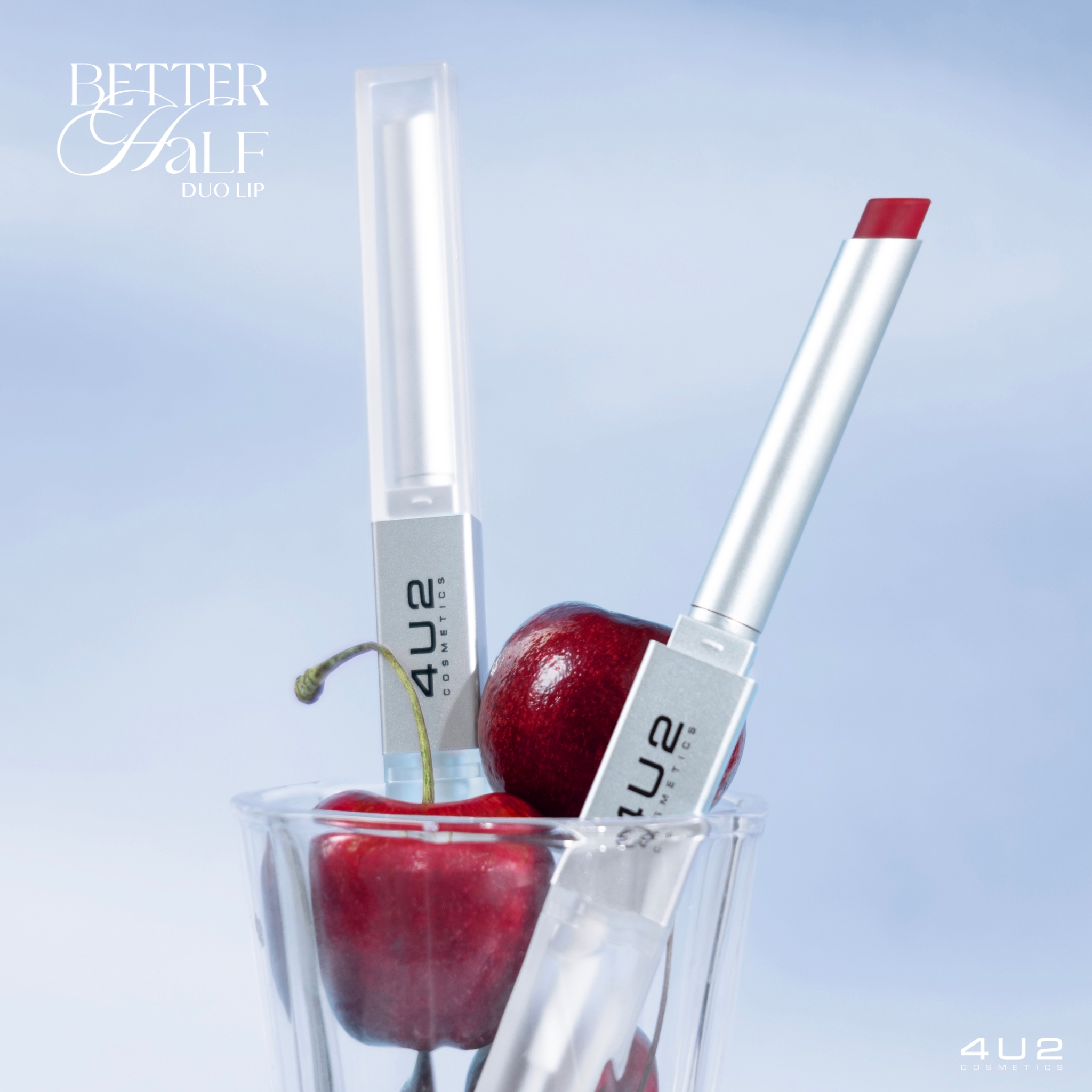 4U2 BETTER HALF DUO LIP - ลิปDuO ลิปดูโอ้ 4U2 ลิปแมท & ลิปกลอส ทาทับได้ ...