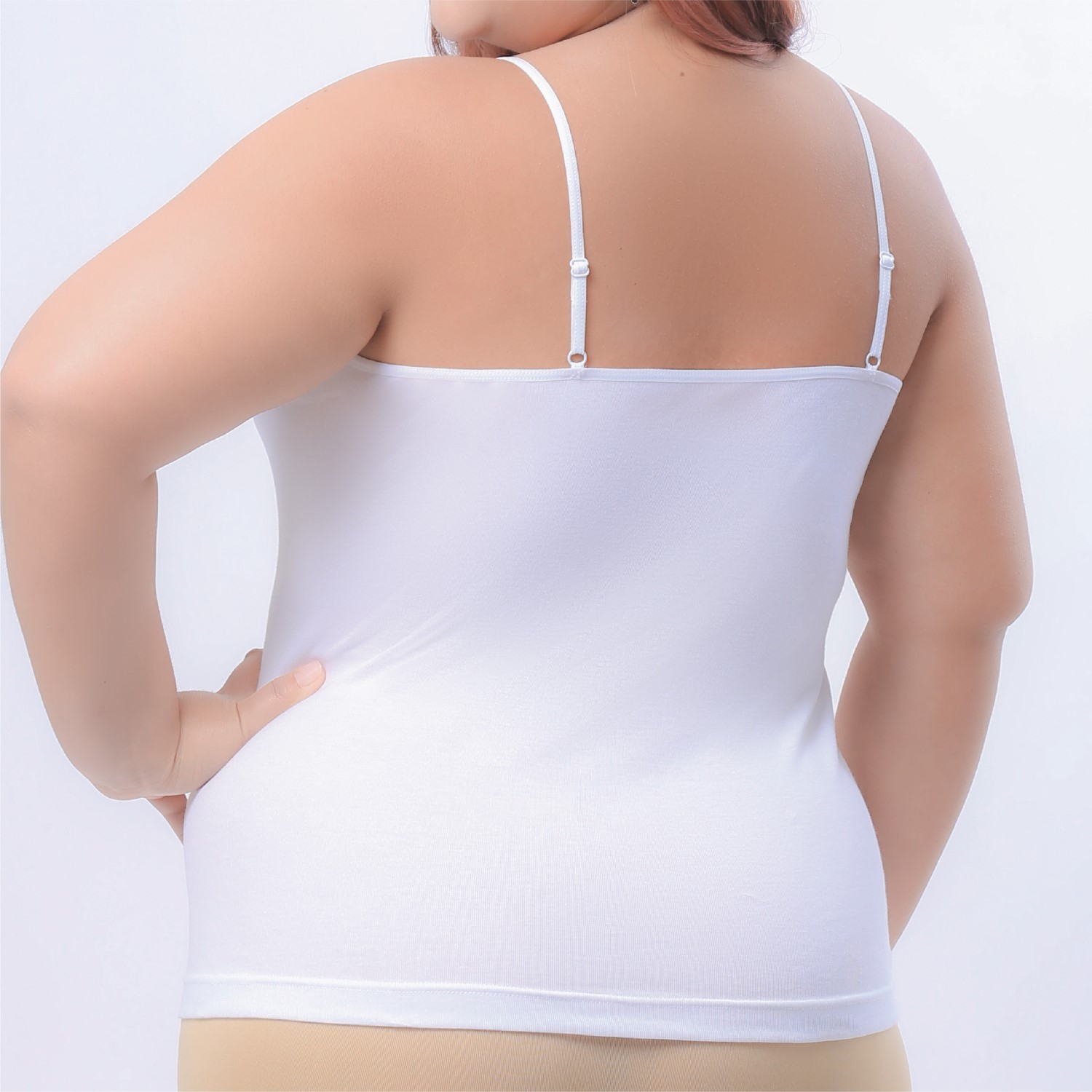 CHERILON เชอรีล่อน Eco Wear Plus Size เสื้อสายเดี่ยว คนอ้วนไซส์ใหญ่ สาวอวบ ผ้านุ่มมาก ใส่สบาย ...
