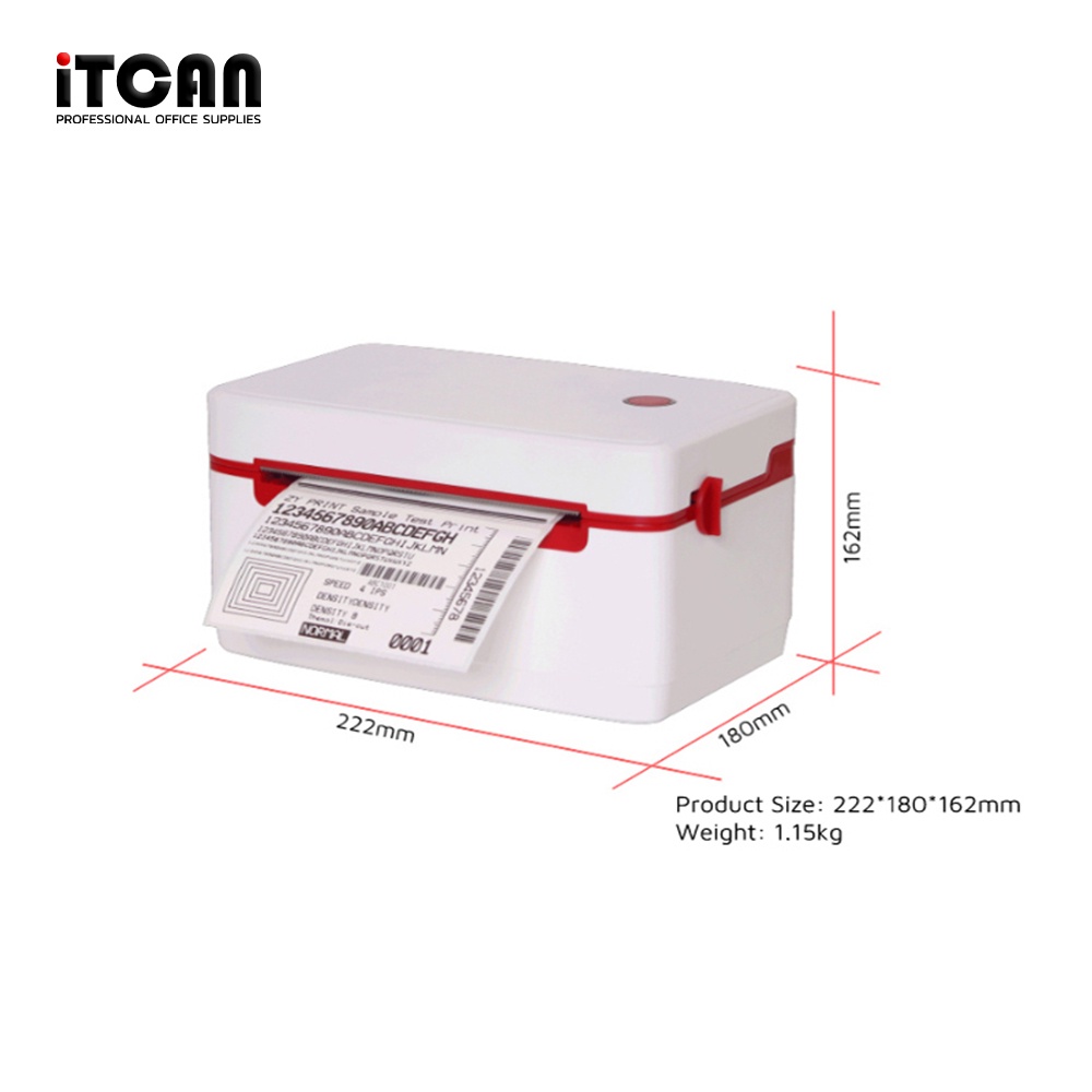 Gprinter เครื่องพิมพ์สลากสินค้า iTCAN iC-909 เครื่องปริ้นบาร์โค้ด ใบปะหน้า label ไม่ใช้หมึก ...