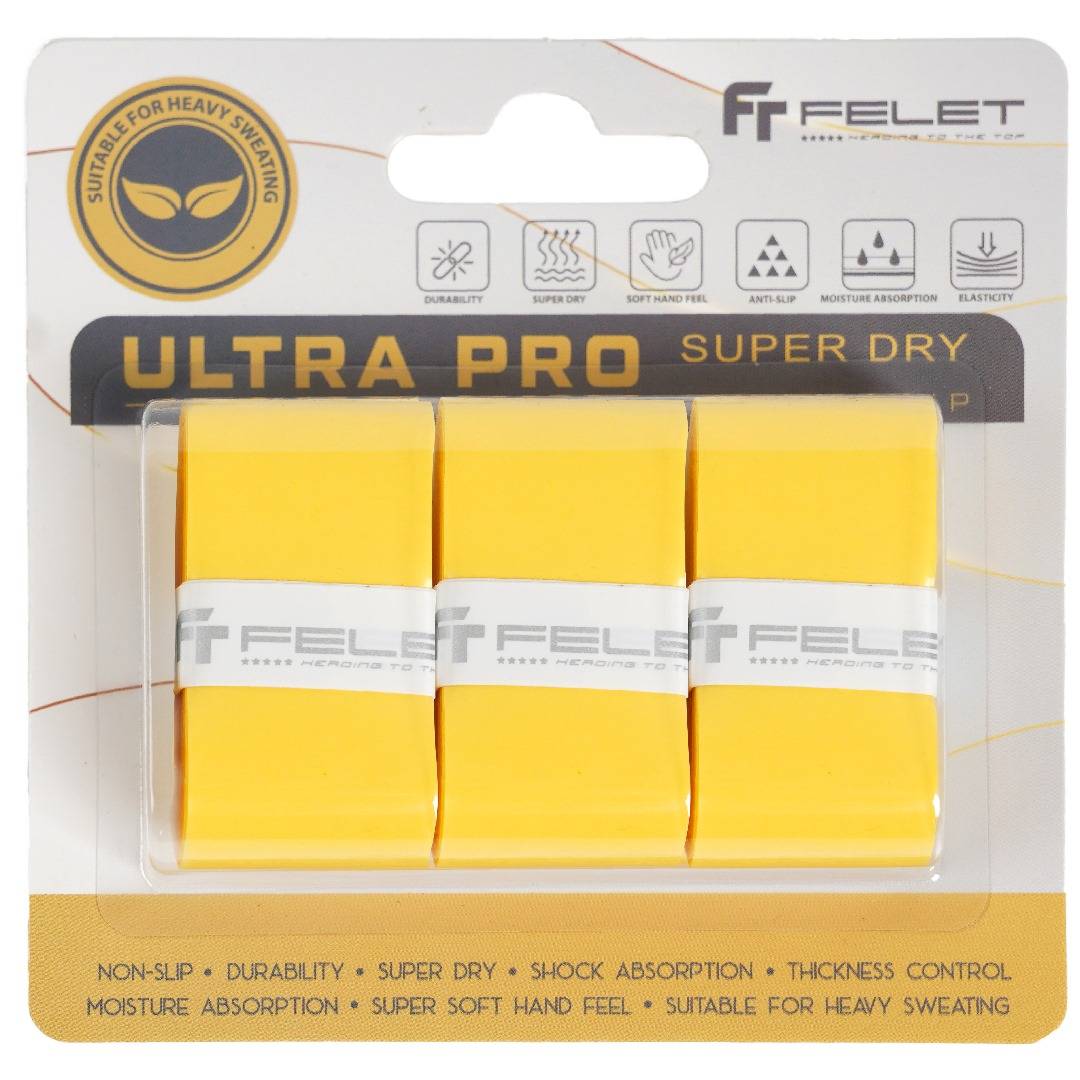 FELET พันด้าม (แบบบาง) แพ็ค 3 ชิ้น รุ่น ULTRA PRO OVER GRIP | Shopee ...