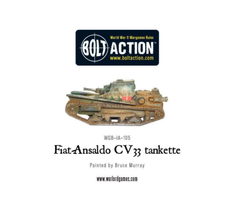[พร้อมส่ง]warlord game-Fiat-Ansaldo CV33 Tankette | Shopee Thailand