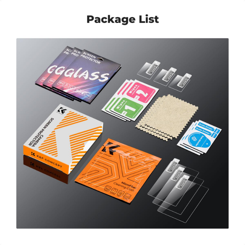 K&F Nikon Z9 Z8 Camera Screen Protector*3 0.3mm 9H (SKU.2201) | Shopee ...