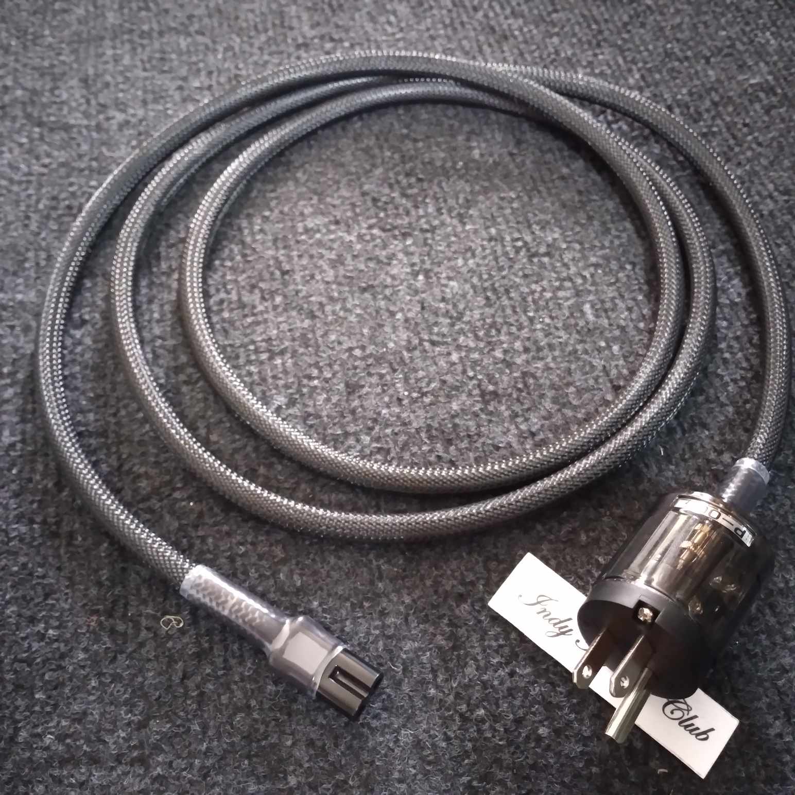 แบบหุ้มตาข่าย สายไฟเยอรมัน ท้าย C7 (เลขแปด) HELUKABEL YSLY -JZ 2.5 ชุบ ...