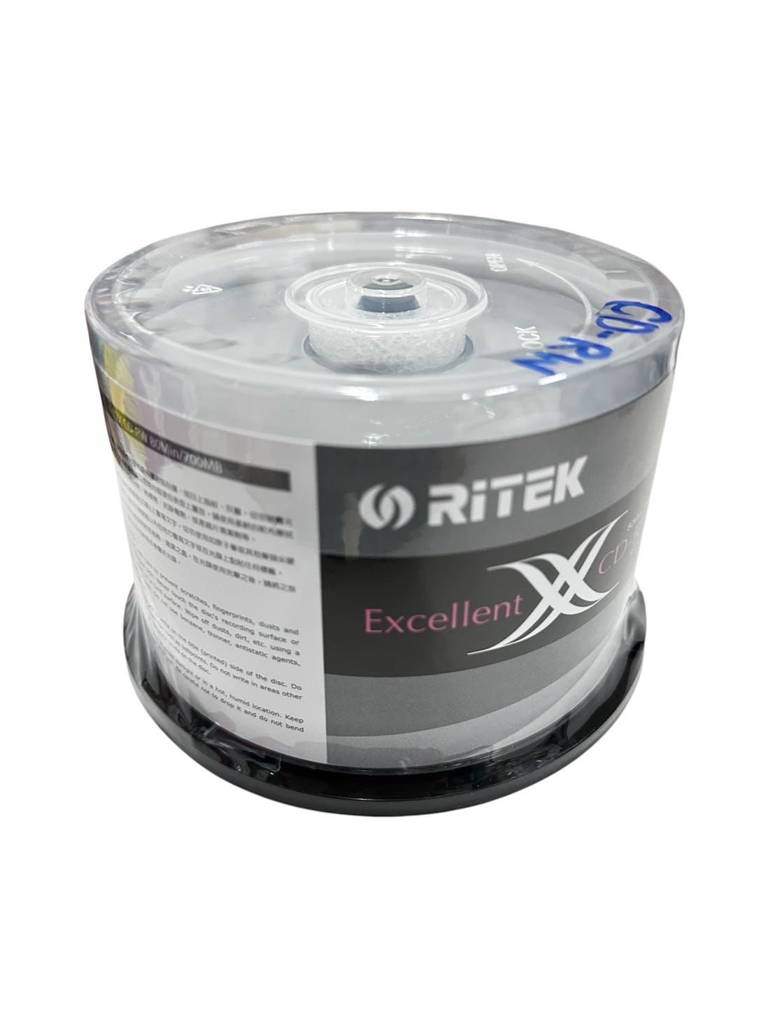 CD-RW (1 แพ็ค x 10 แผ่น) ยี่ห้อ: Princo,Ritek ความจุ: 700 MB /แผ่น ...
