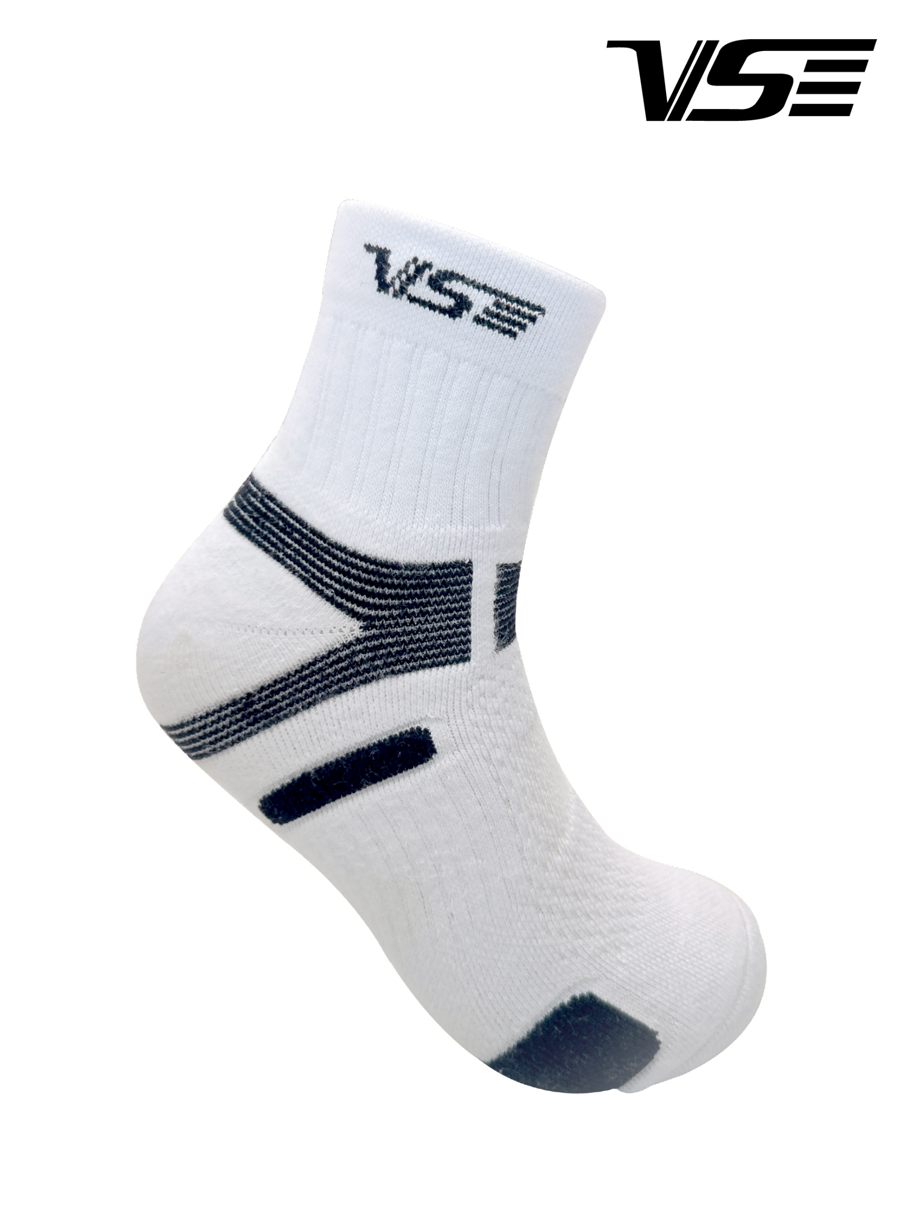 VS ถุงเท้ากีฬาแบดมินตัน เน้นการซัพพอด รุ่น VS1190 (สีขาว) | Shopee Thailand