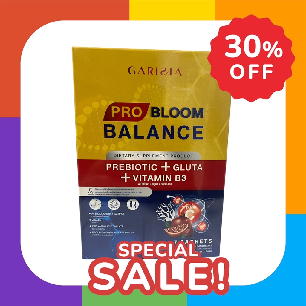 PRO Bloom Balance (Garista Brand) 1 กล่อง 7 ซอง โปร บลูม บาลานซ์ ...