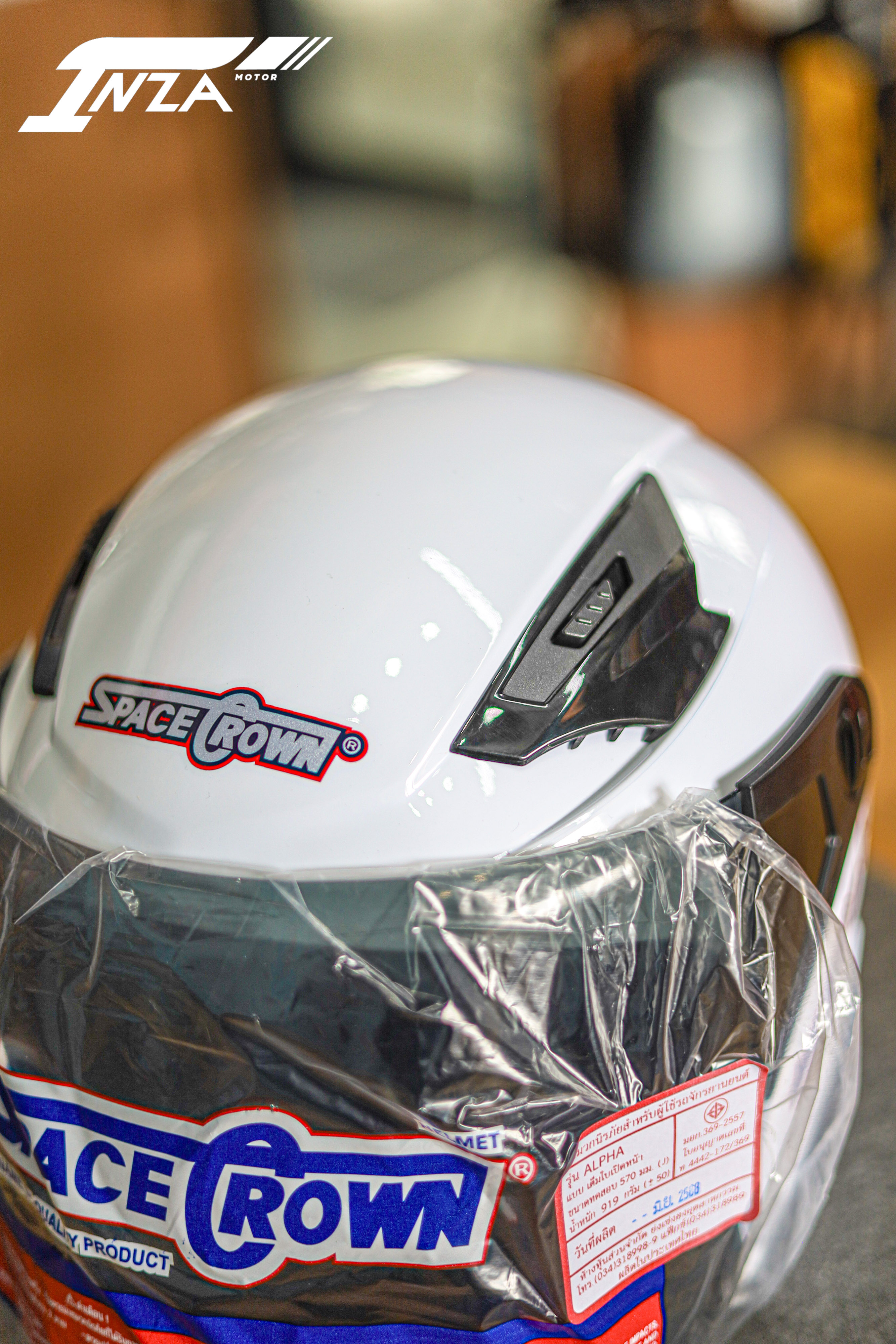 Space Crown รุ่น ALPHA หมวกกันน็อคครึ่งใบ มาตรฐาน มอก. มีสีให้เลือกมาก ...
