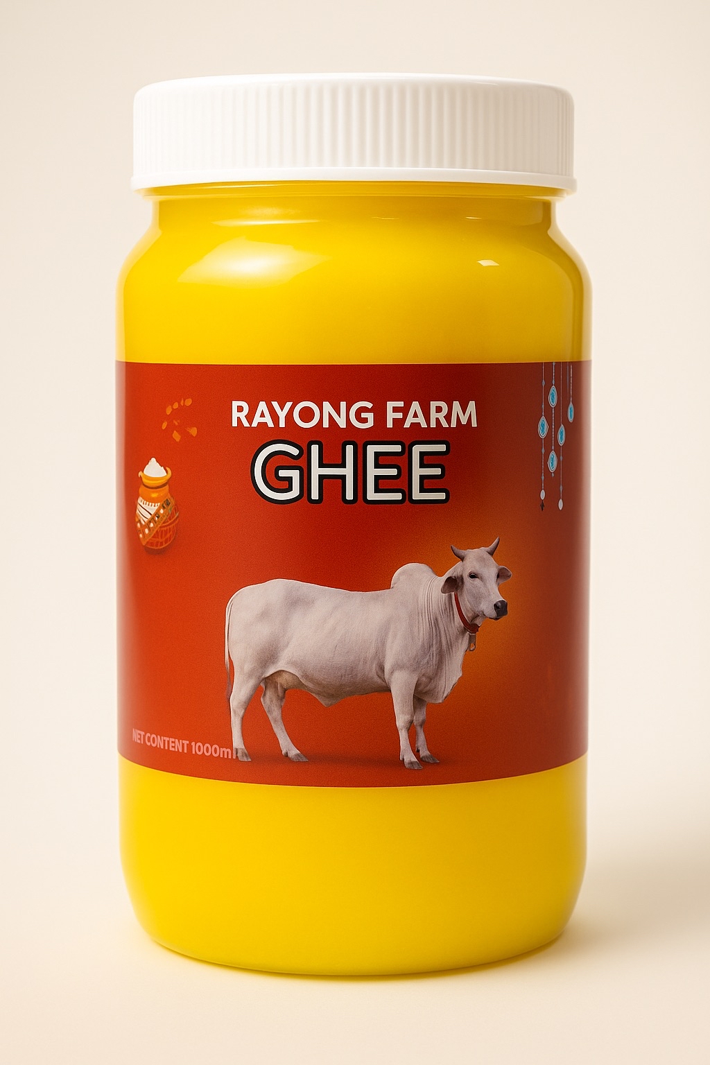 Halal Pure Homemade Ghee | Traditional Clarified Butter | Thailand | 1L ...