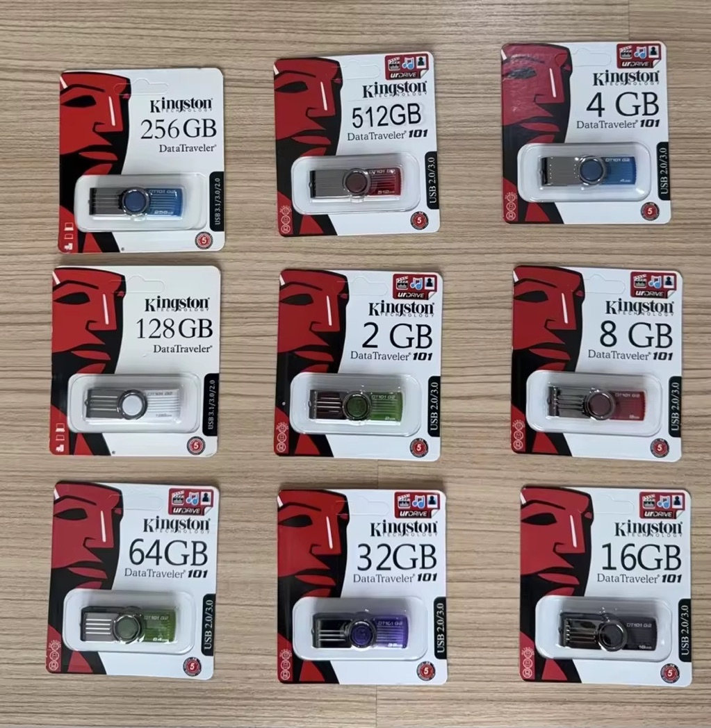 888999(พร้อมส่ง）แฟลชไดร์ฟ 16GB 32GB 64GB 128GB Portable Metal DT101 G2 ...