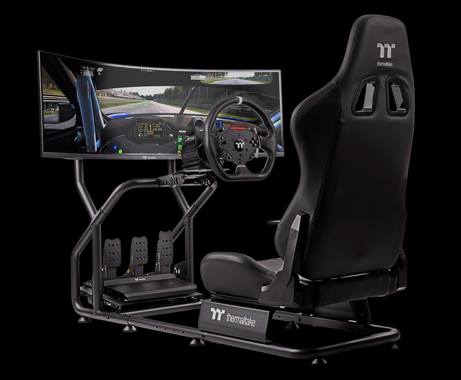 Thermaltake G6 Direct Drive Racing Wheel, Direct Drive & Pedals Bundle ...