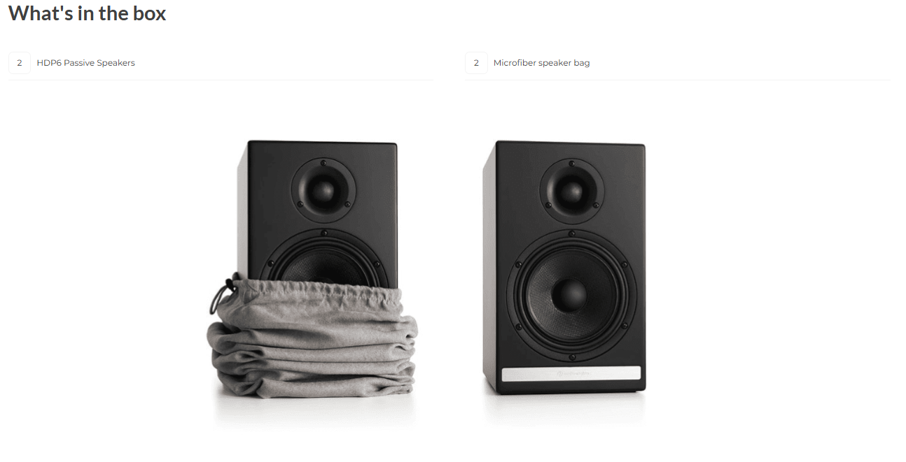 Audioengine HDP6 Passive Speakers (Walnut Veneer) - ลำโพง Bookshelf ...