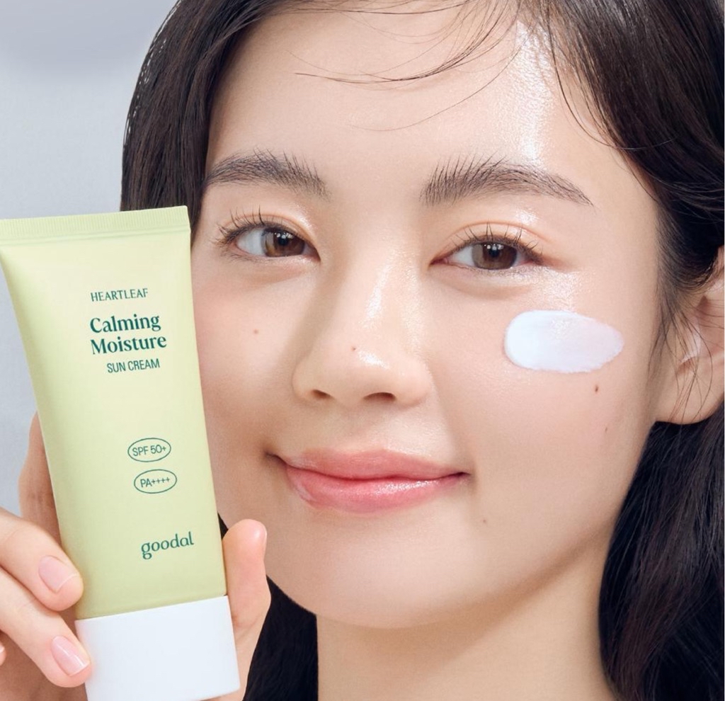 [พร้อมส่ง] GOODAL Heartleaf Calming Moisture Sun Cream SPF 50+ PA ...