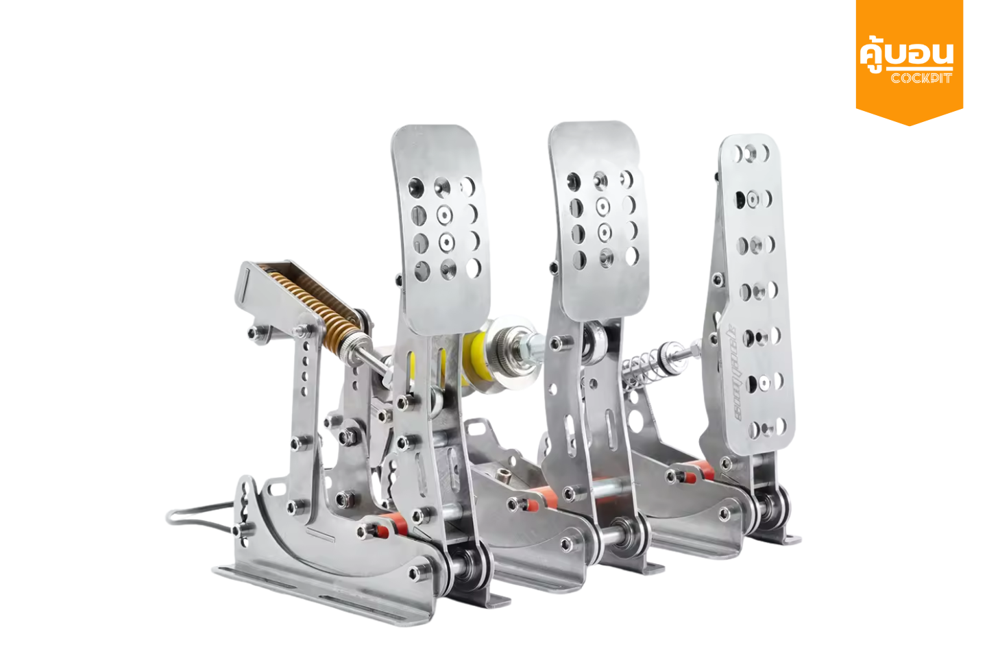 Simjack Ultimate 200kg Pedals แป้น Load Cell พร้อม ฐาน +โช้ค*3 รองรับ ...