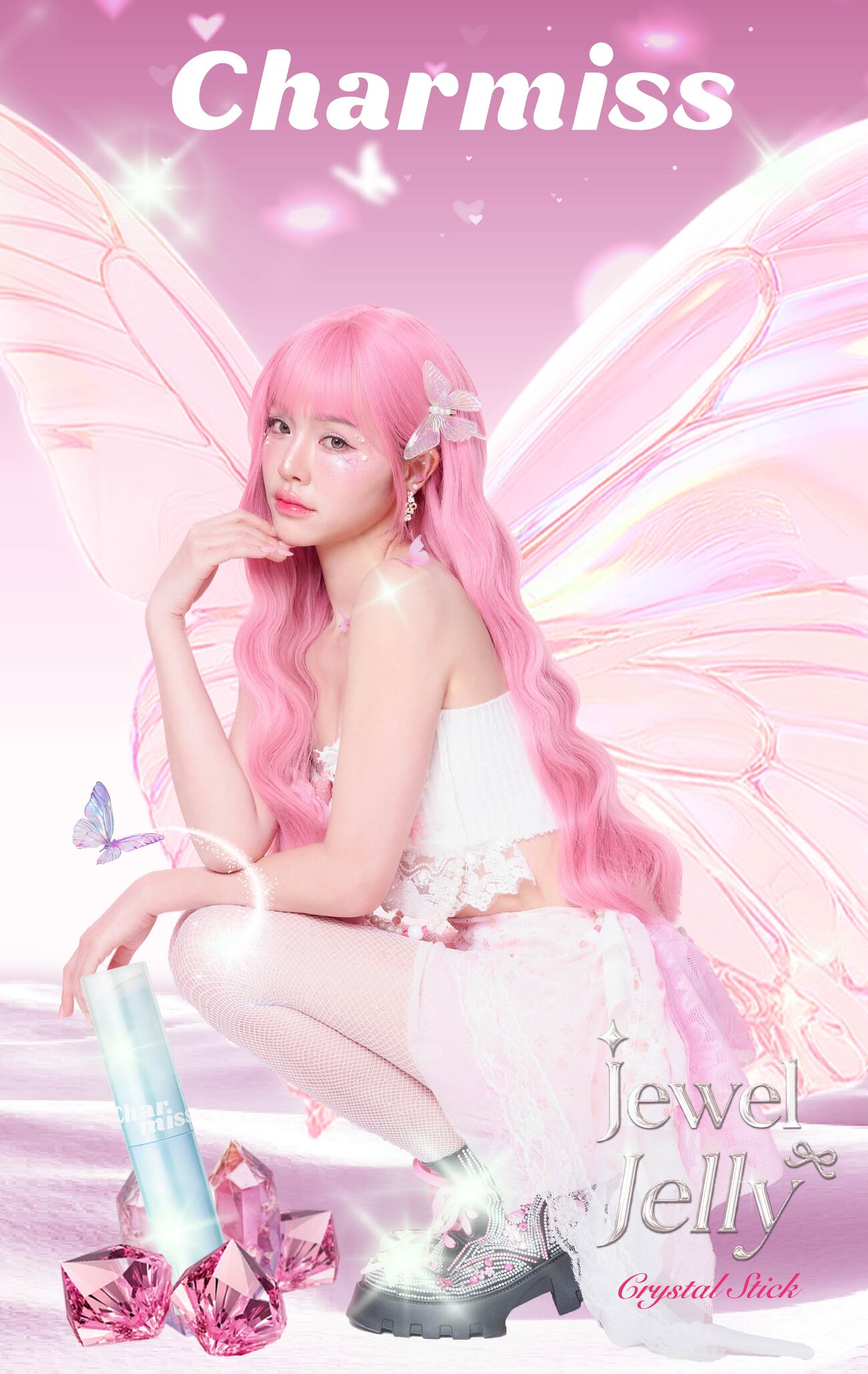 (New) Charmiss Jewel Jelly Crystal Stick 1.1g ไฮไลท์เจลลี่ ปาดวิ๊งค์ ...