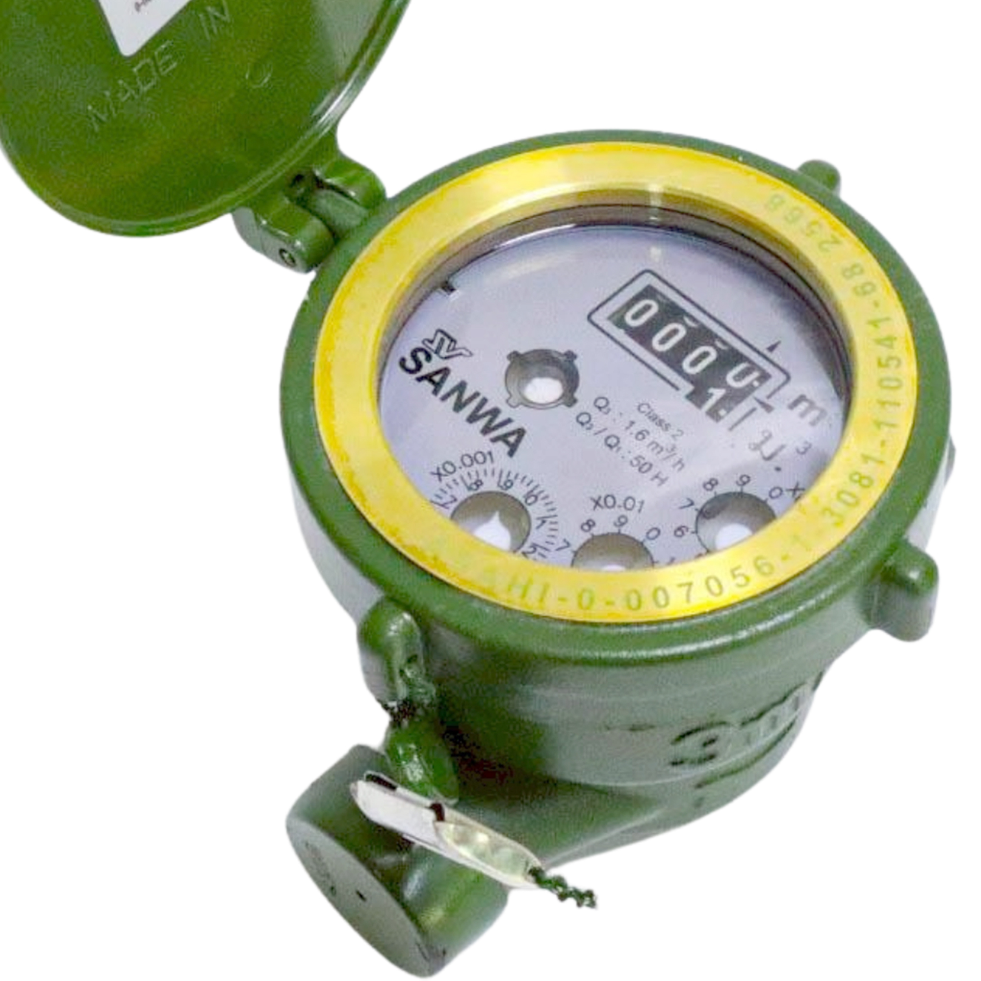 SANWA มิเตอร์น้ำ 1/2" (4 หุน) SV15 R 50 ทองเหลือง มาตรวัดน้ำ ซันวา ซันว่า Water meter | Shopee ...