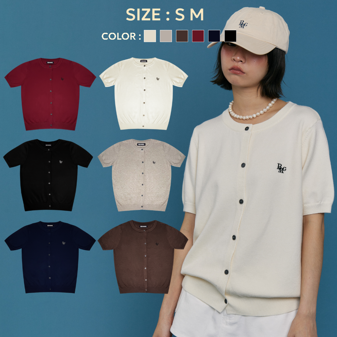 Bemingtop979(S-M)Mini Ver.3 Knit คาร์ดิแกนแขนสั้นผ้านุ่ม ใส่สบาย ต่อยอด ...