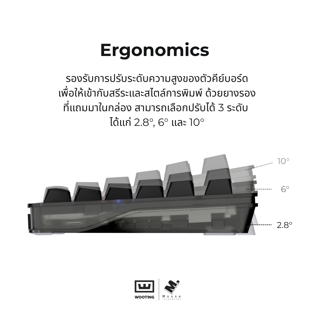 [รองรับจัดส่งด่วน] คีย์บอร์ด (Keyboard) Wooting รุ่น 80HE (รับประกัน ...