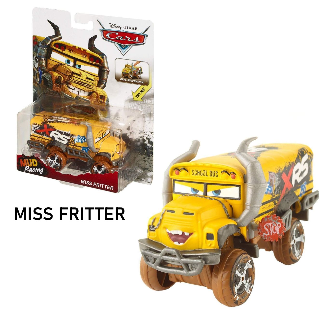 Disney Pixar Cars XRS Mud Racing รุ่น Mater / Miss Fritter / Arvy ของ ...