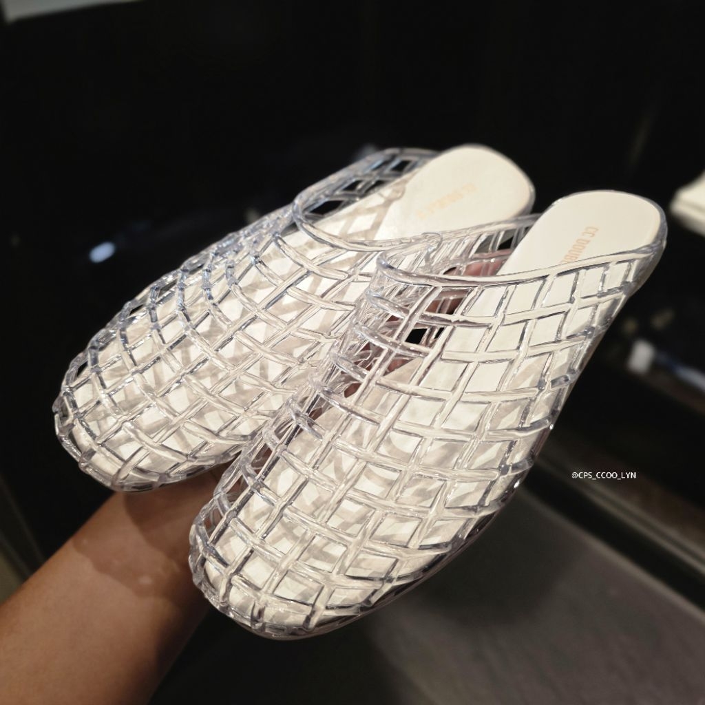 🛍 รองเท้าแตะแบบสวม CC DOUBLE O CCOO ผู้หญิง คอลใหม่ล่าสุด ของแท้💯% จัด ...