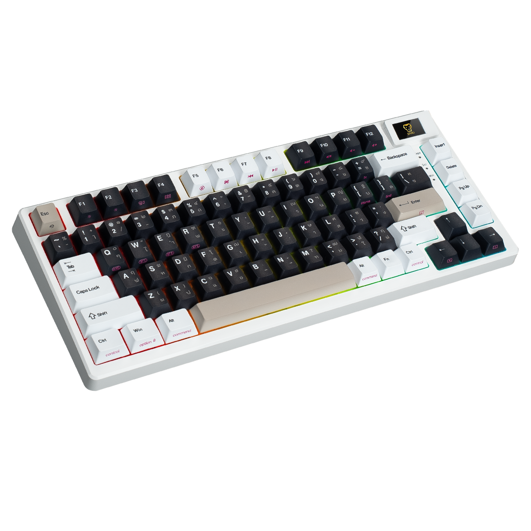 [กรุงเทพฯ ด่วน 1 ชั่วโมง] SARU คีย์บอร์ดเกมมิ่งจอ LED COLOR TFT KX-81 ...