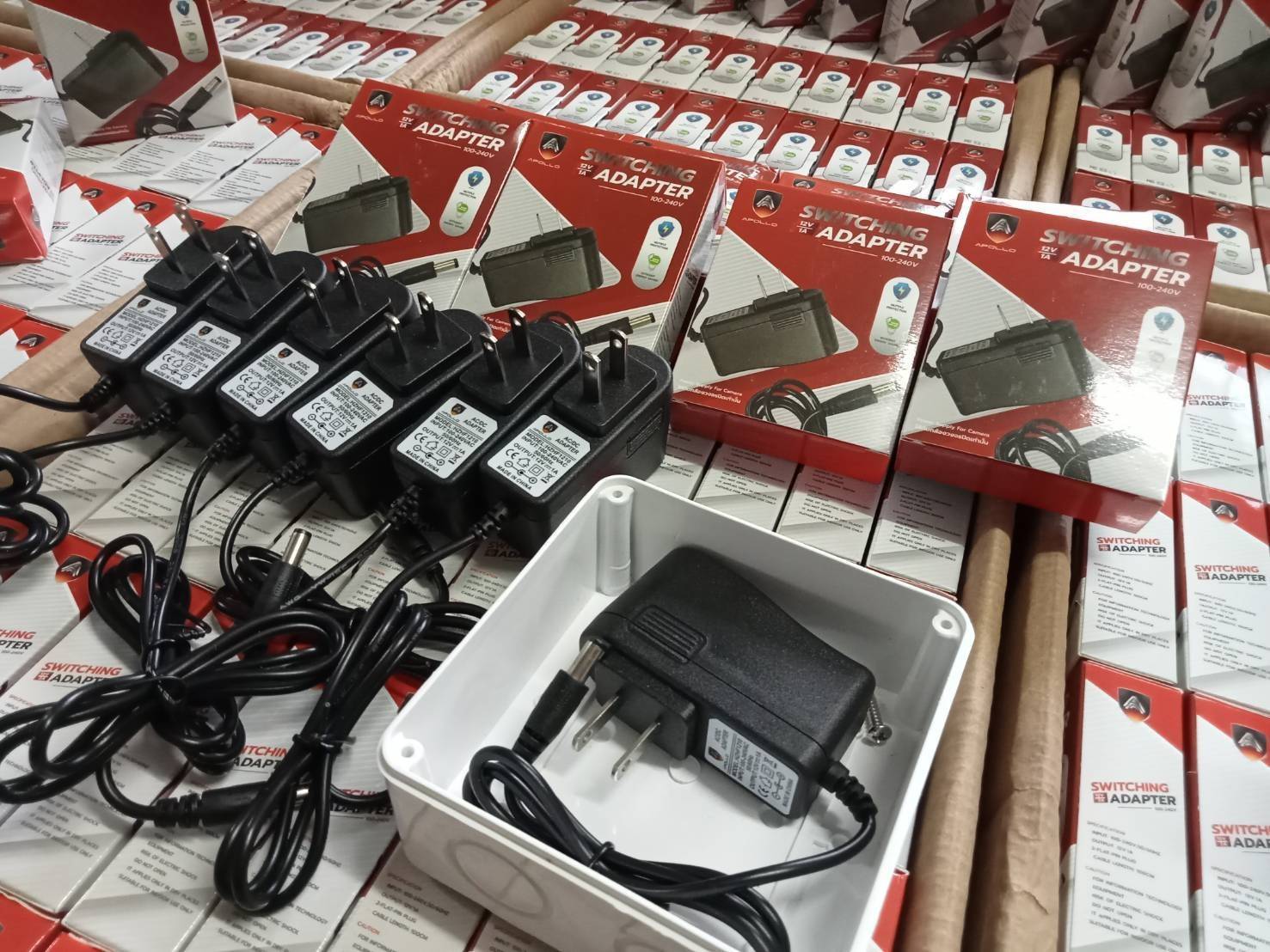 Apollo Adapter อะแดปเตอร์12v1A / 2A หัว5.5 x 2.5mm. สำหรับกล้องวงจรปิด ...