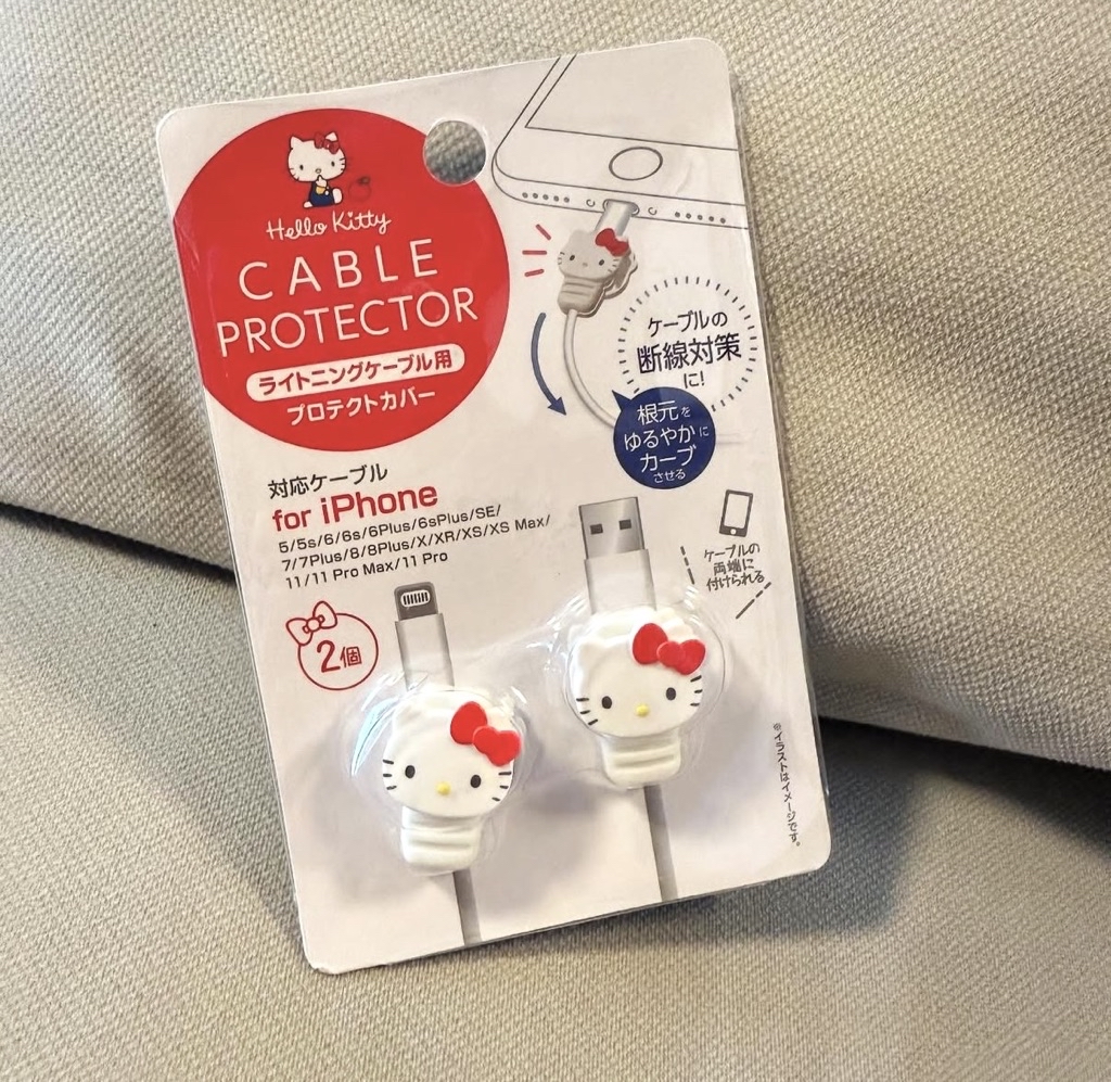 Sanrio Cable Protector ตัวถนอมสายชาร์จ ซานริโอ้ ♥️ป้องกันสายชาร์จมือถือ ...