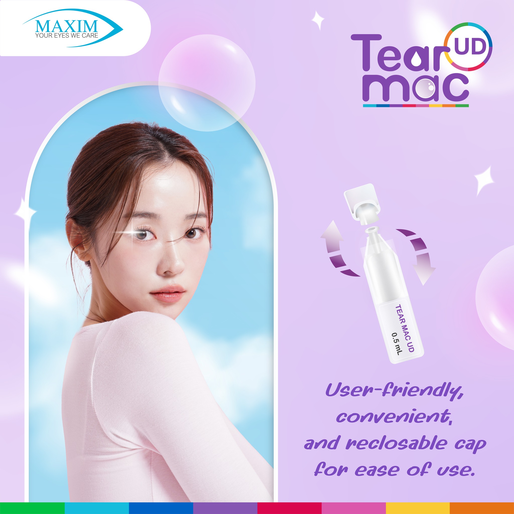 Maxim Tear Mac UD 30หลอด น้ำตาเทียมรายวัน เพิ่มชุ่มชื้นดวงตา ลดการระคาย ...