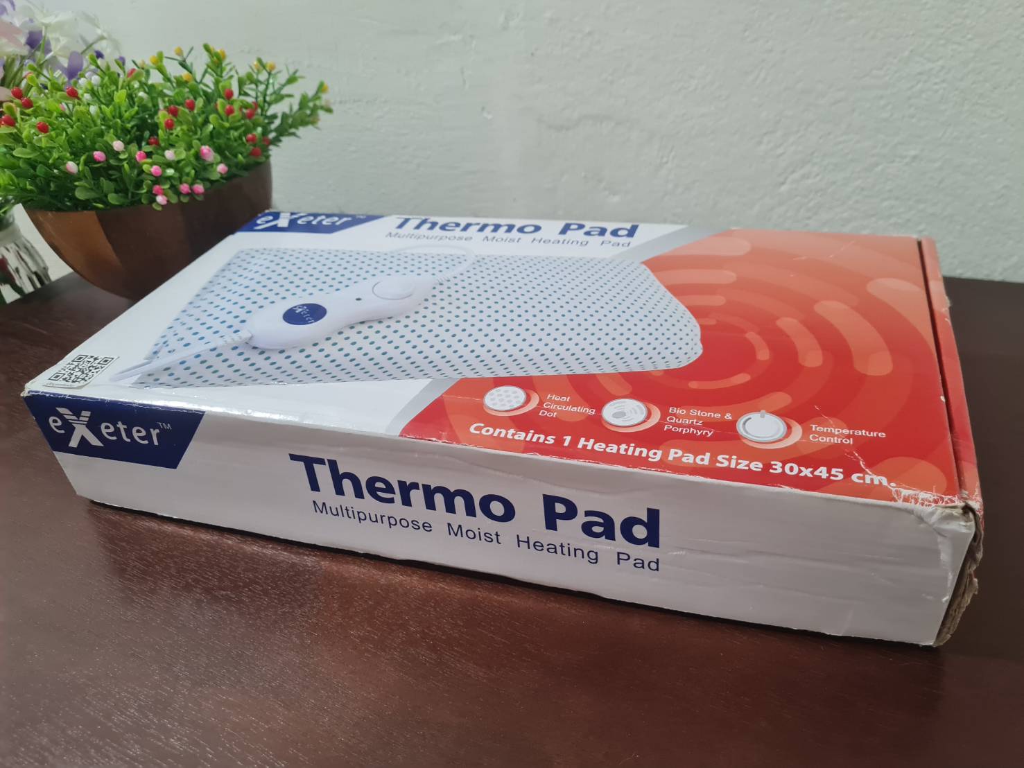 Exeter Thermo pad แผ่นประคบร้อนไฟฟ้า บรรเทาอาการปวด | Shopee Thailand