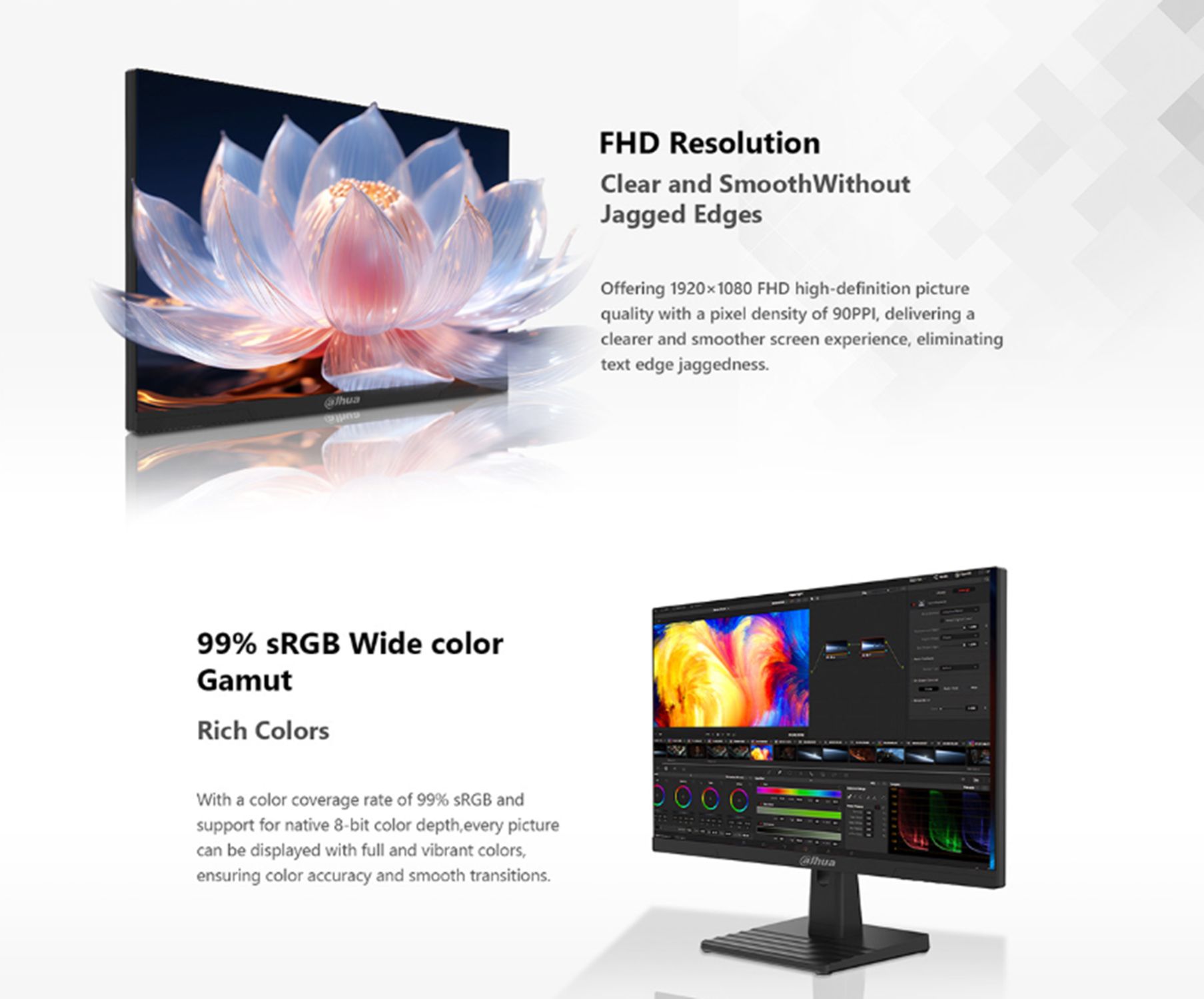 MONITOR (จอมอนิเตอร์) DAHUA LM25-B221B - 24.5 IPS FHD 144Hz (ของแท้ ...