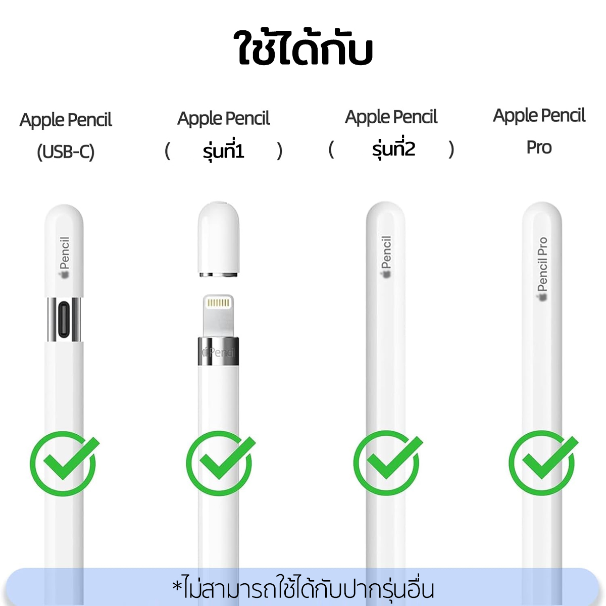 ELELAB หัวเปลี่ยนปากกาสไตลัส 6 ชิ้น พร้อมกล่อง สำหรับ iPad Pro/Air/Mini ...