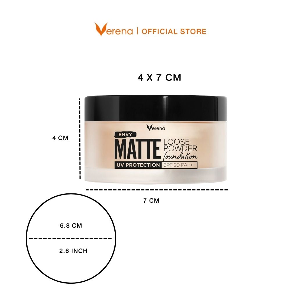 แป้งฝุ่น ENVY MATTE LOOSE POWDER UV PROTECTION SPF 20 PA+++ 1 กระปุก ...