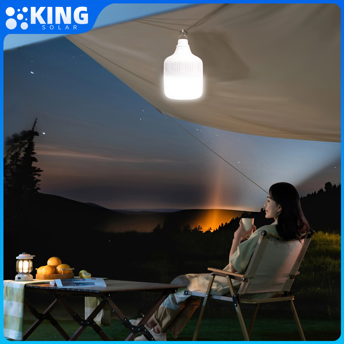 KING ไฟโซล่าเซลล์ หลอดไฟโซลาเซล์ 500W 2000W 80000W Solar Light Bulb ...