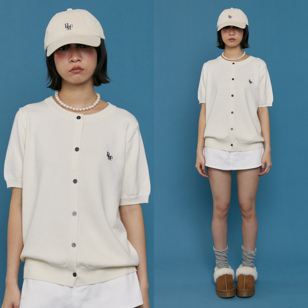 Bemingtop979(S-M)Mini Ver.3 Knit คาร์ดิแกนแขนสั้นผ้านุ่ม ใส่สบาย ต่อยอด ...