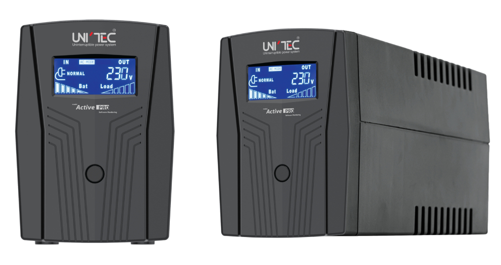 เครื่องสำรองไฟ UNITEC UPS Active Pro 1000VA/550W by Banana IT | Shopee ...