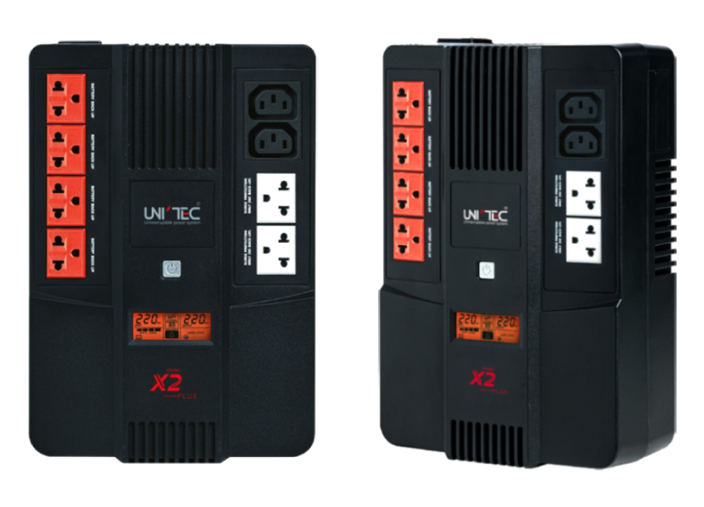 เครื่องสำรองไฟ UNITEC UPS X2 Plus 1000VA/530W by Banana IT | Shopee ...