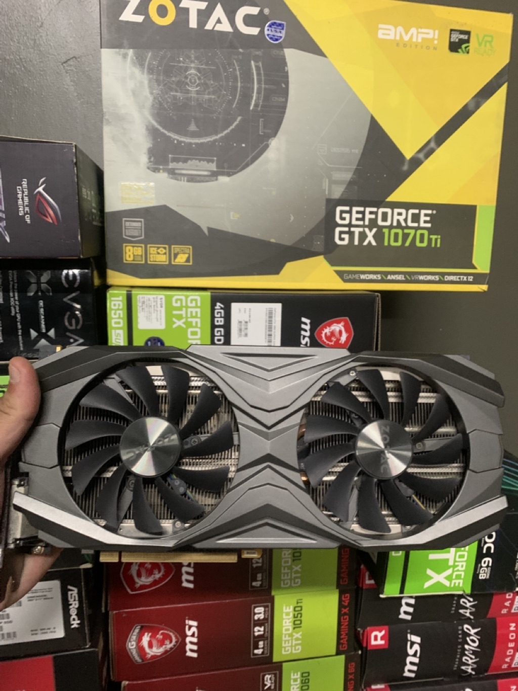 1070ti 1070 8Gb Aorus Duke Msi Cerberus สภาพสวย ไร้ตำหนิ เทสผ่าน ...