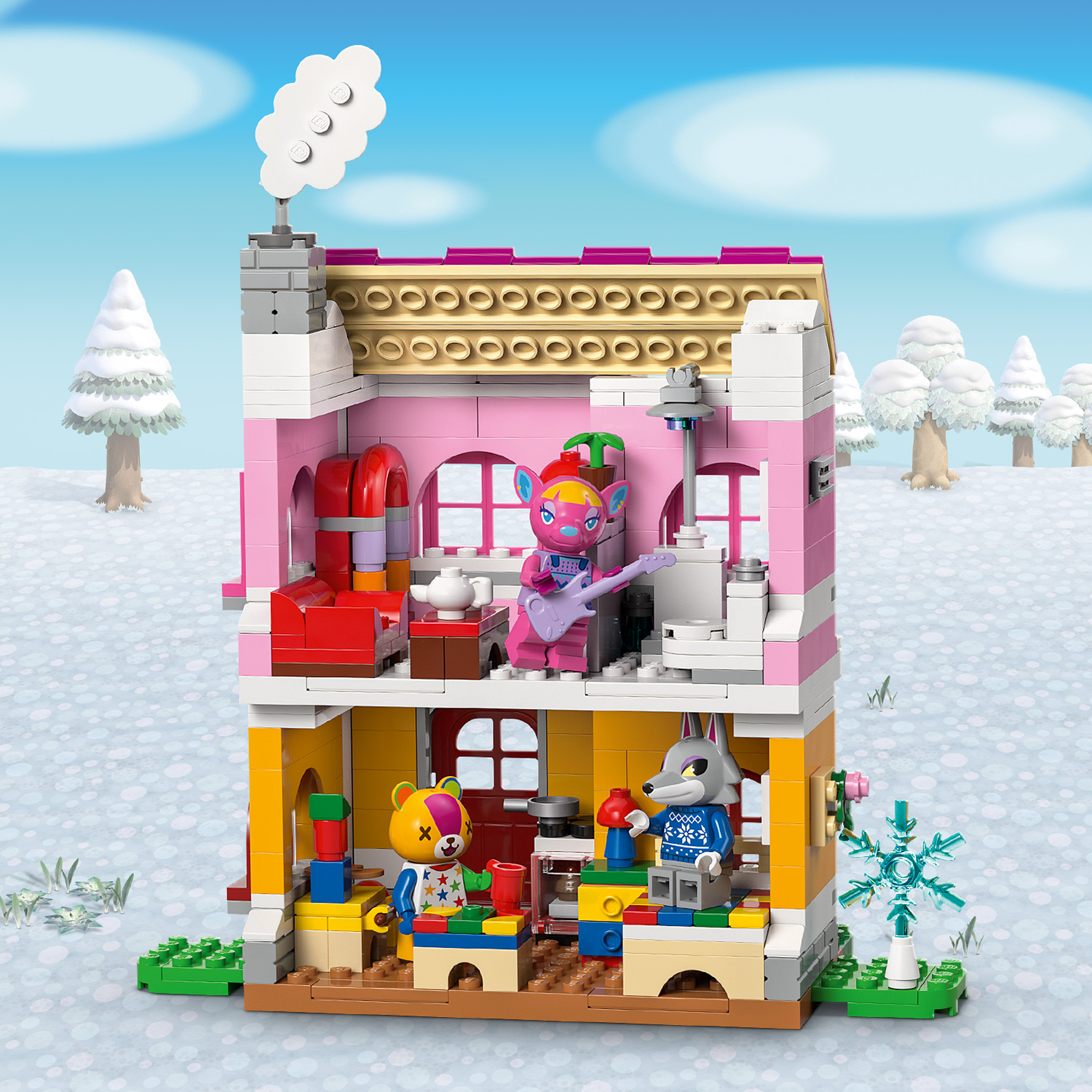LEGO Animal Crossing 77057 Creative Houses: Seasons of Fun (814 Pieces ...