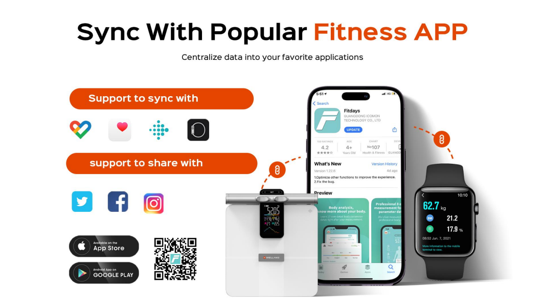 𝗔𝗨𝗧𝗢𝗕𝗢𝗧 Smart Scale Pro / Lite เครื่องชั่งน้ำหนักอัจฉริยะ 4 / 8 อิเล็ก ...