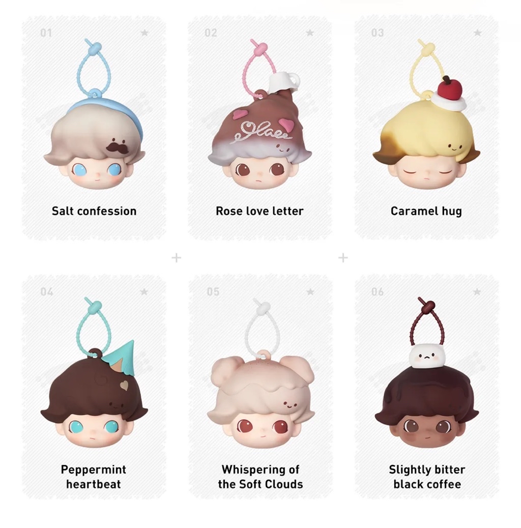 🧁พร้อมส่งในไทย 🧁 ดีมู่ ใหม่ พวงกุญแจห้อยหูกระเป๋า DIMOO Crush on Coffee ...