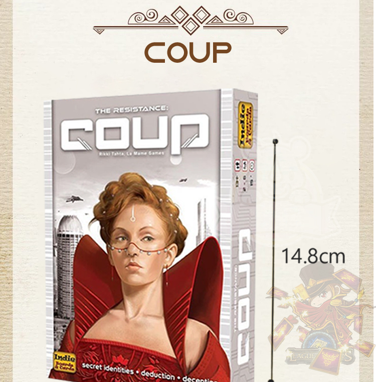 Coup Board Game (ภาษาอังกฤษ) - บอร์ดเกม เกมโค่นอำนาจ-Coup Reformation ...