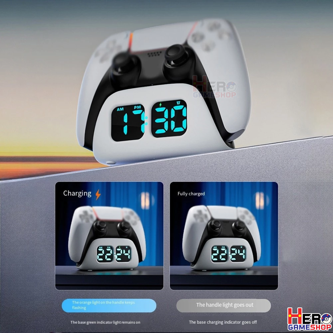 Aolion PS5 Charging Dock แท่นชาร์จจอย PS5 ดีไซด์ Digital clock บอกเวลา ...