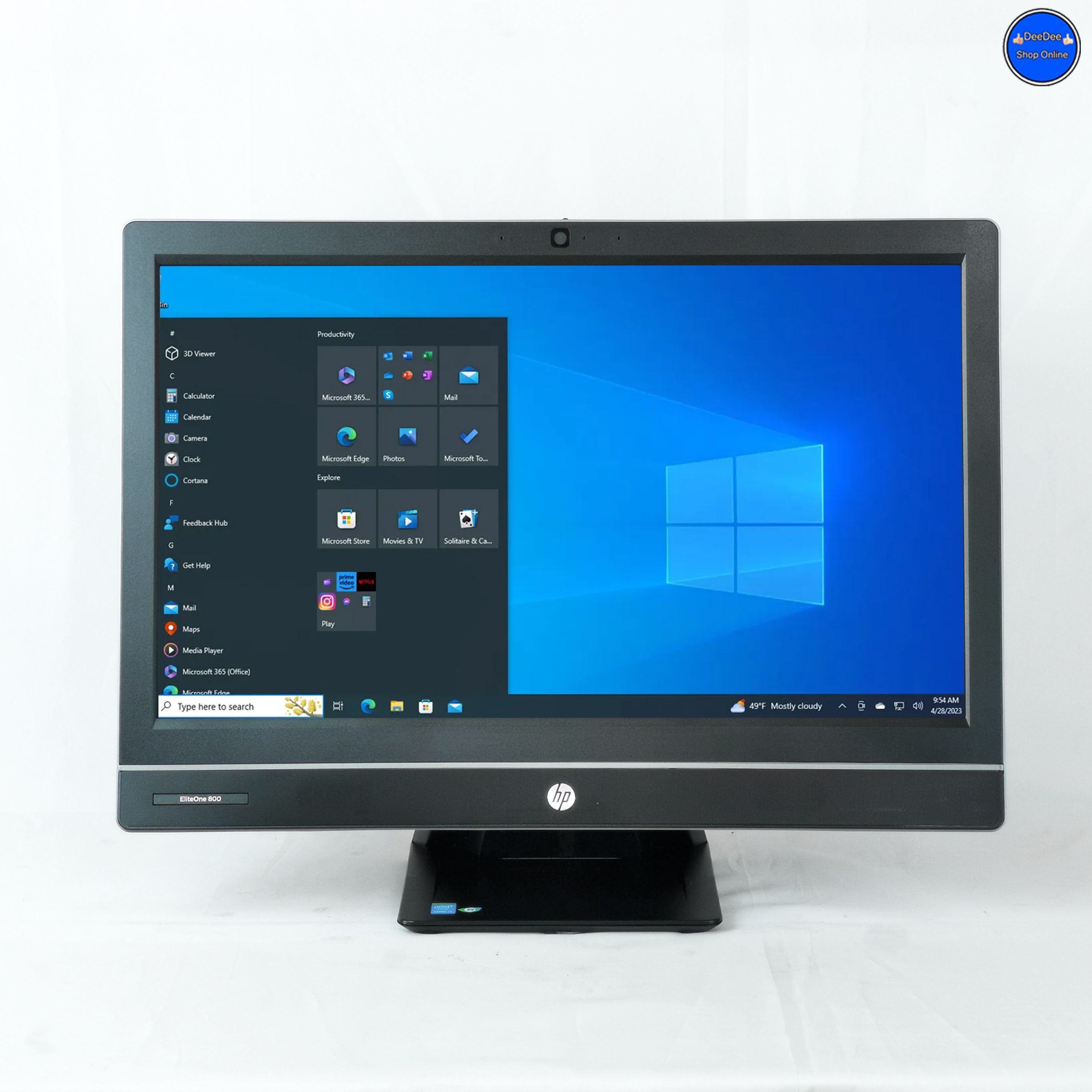 HP EliteOne 800 Touch AiO Core i5-4570S(Gen4) จอทัชสกรีน 23นิ้วมีการ์ด ...