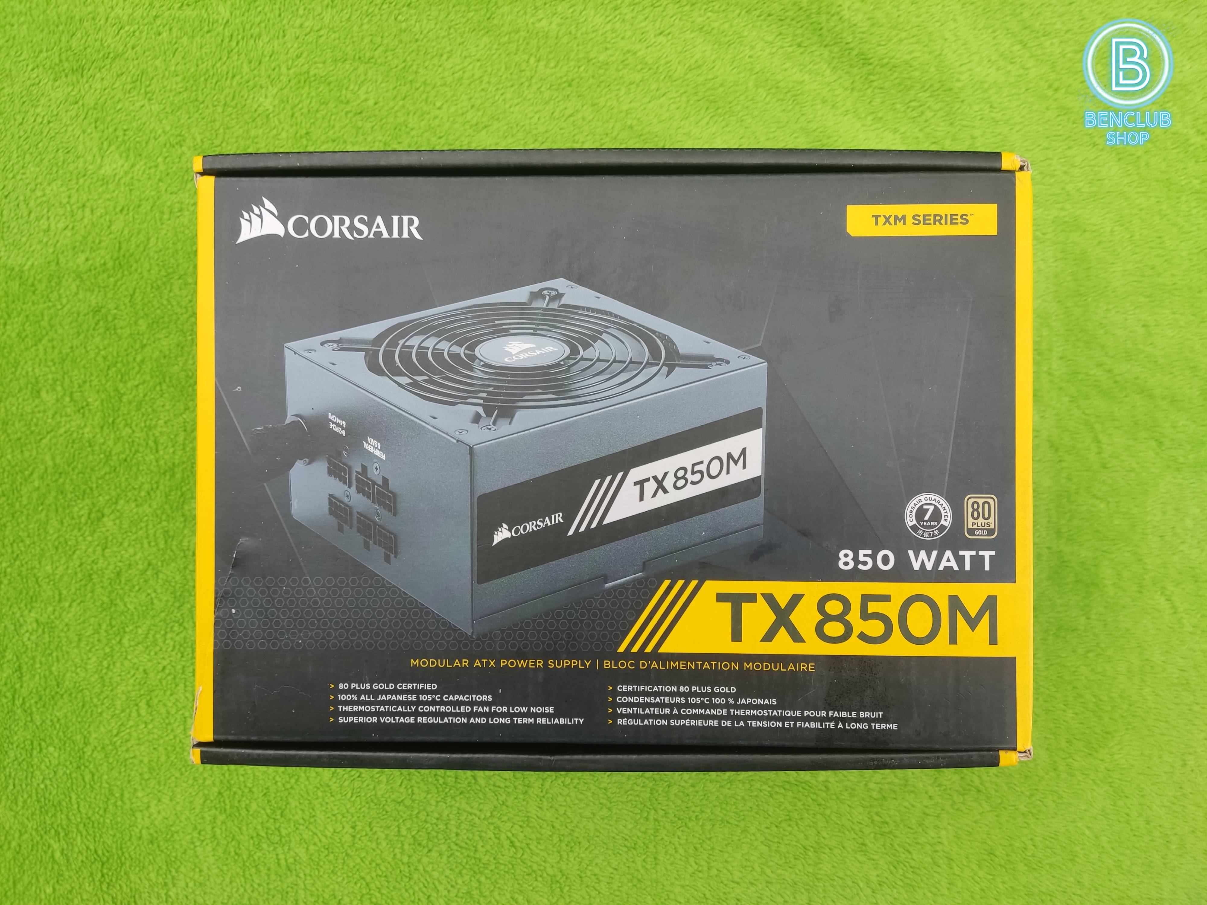 Psu CORSAIR TX850M 850W 80+GOLDถอดสายได้บางส่วน(สายไม่ครบ)แต่มีพอ สินค้ามือสอง | Shopee Thailand