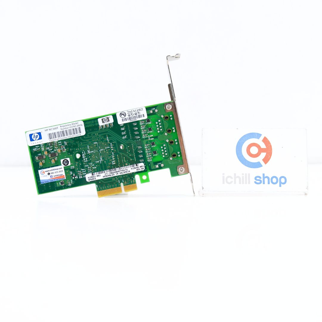 LAN CARD (การ์ดแลน) HP NC360T PCI EXPRESS DUAL PORT GIGABIT SERVER ADAPTER P16130 | Shopee Thailand