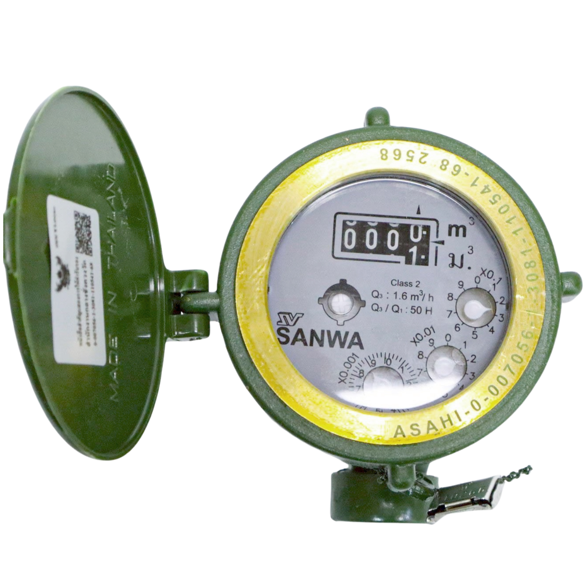 SANWA มิเตอร์น้ำ 1/2" (4 หุน) SV15 R 50 ทองเหลือง มาตรวัดน้ำ ซันวา ซันว่า Water meter | Shopee ...
