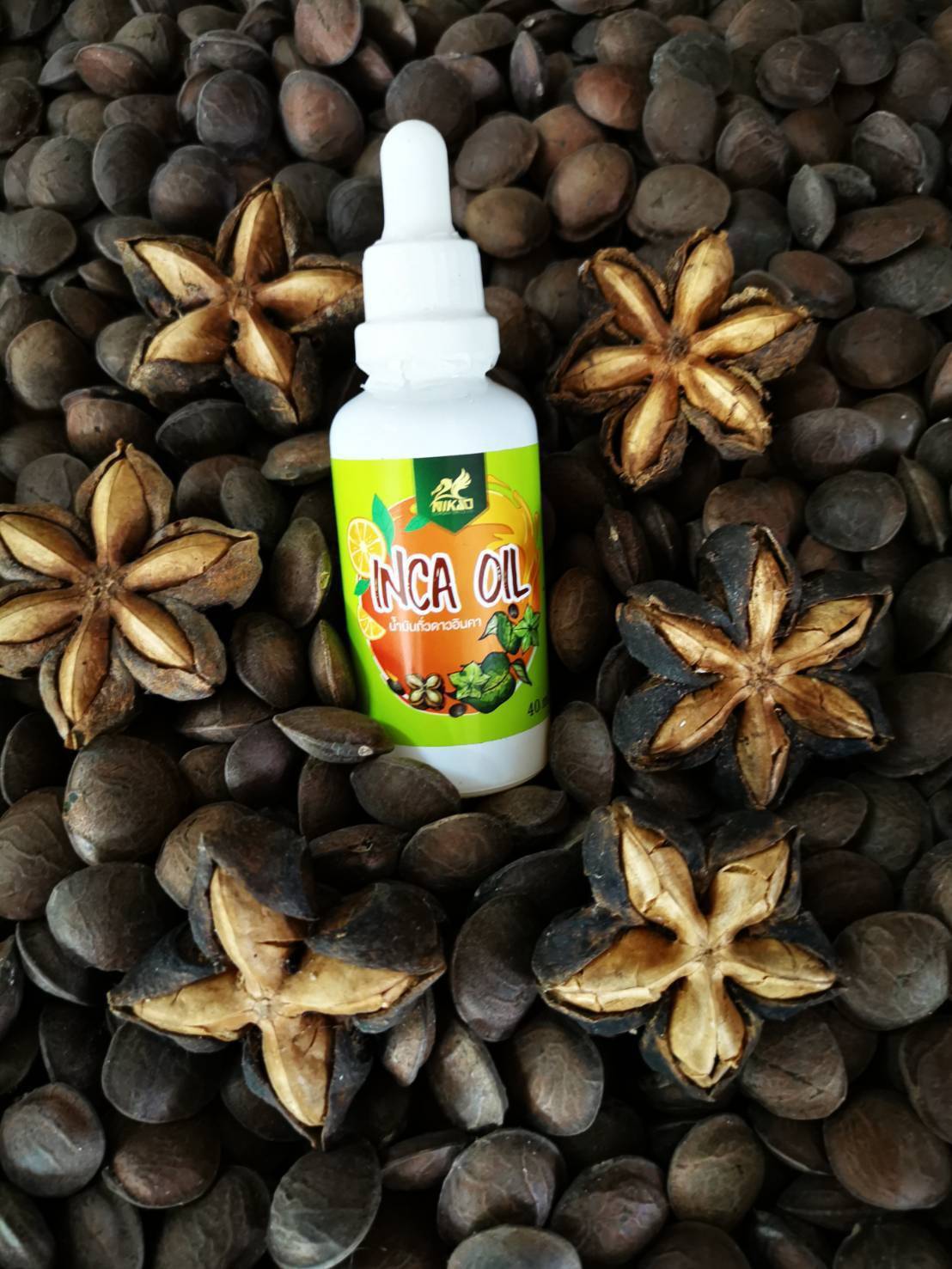Nikao Inca Oil ของแท้ !!! น้ำมันถั่วดาวอินคา (ตรา นิเคโอะ) (Omega 3 6 9 ...