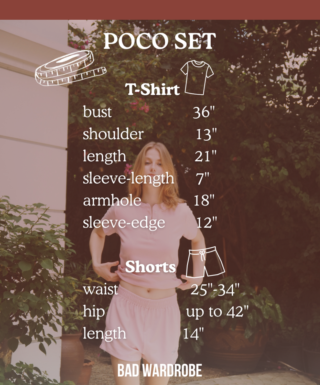 BAD WARDROBE POCO SET ชุดเข้าเซท (แยกขาย) | Shopee Thailand