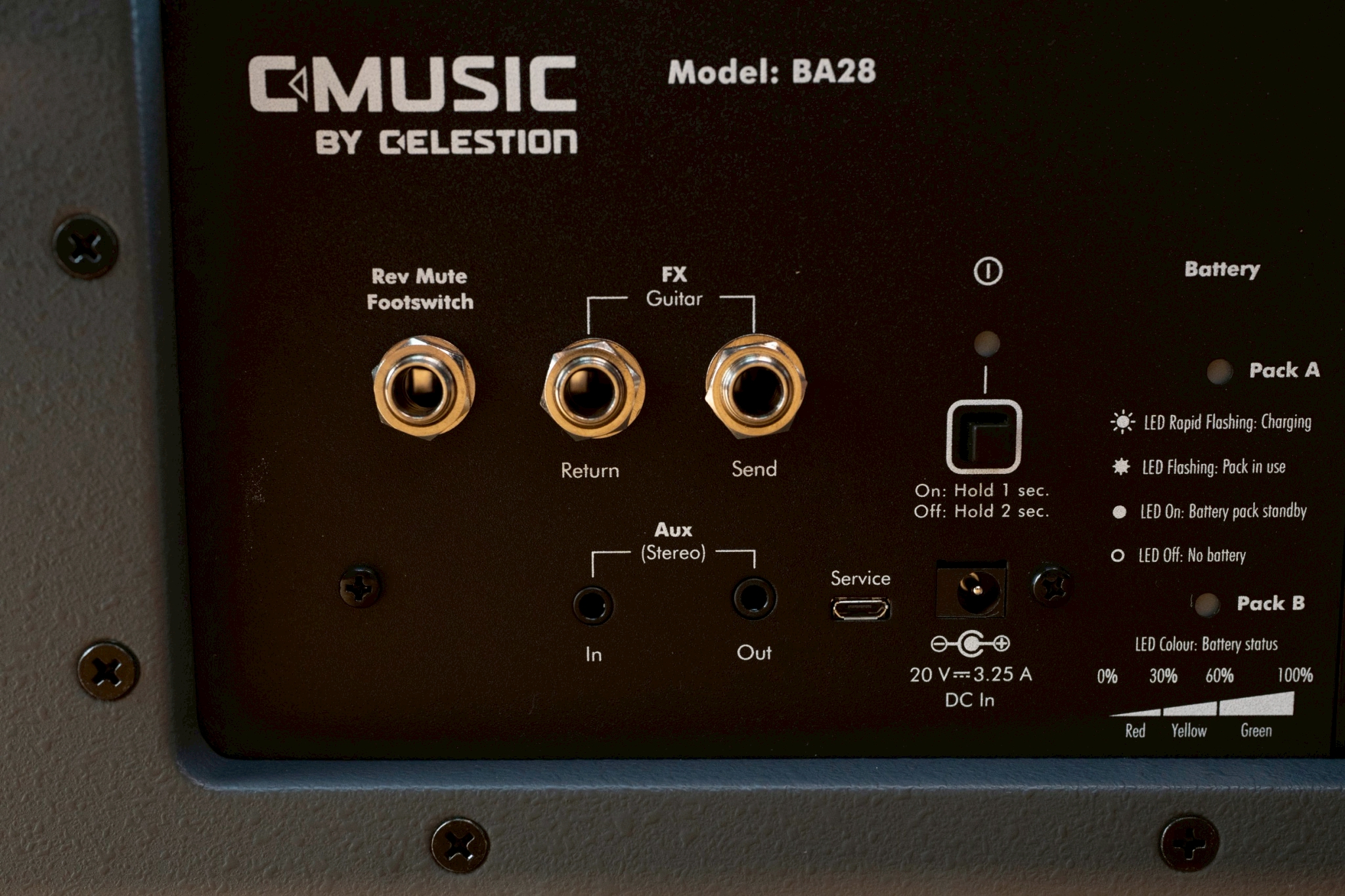C-Music BA28 ลำโพงพกพา 2 ทาง ขนาด 8 นิ้ว แบตในตัว เสียบไมค์ 2 ช่อง เอฟ ...