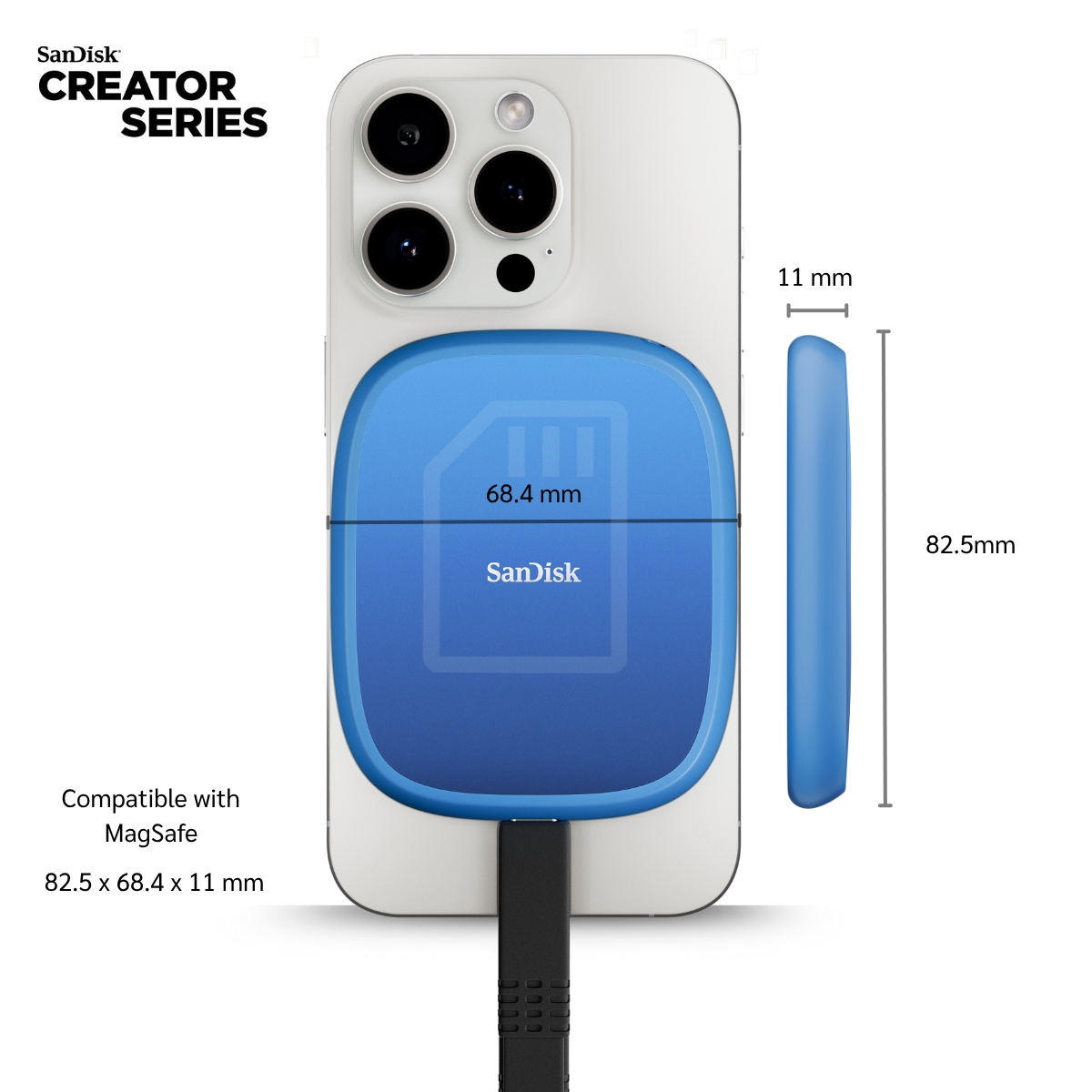 SanDisk Creator Phone SSD - 2TB , 1TB up to Read 1000MB/s ,write 950MB ...